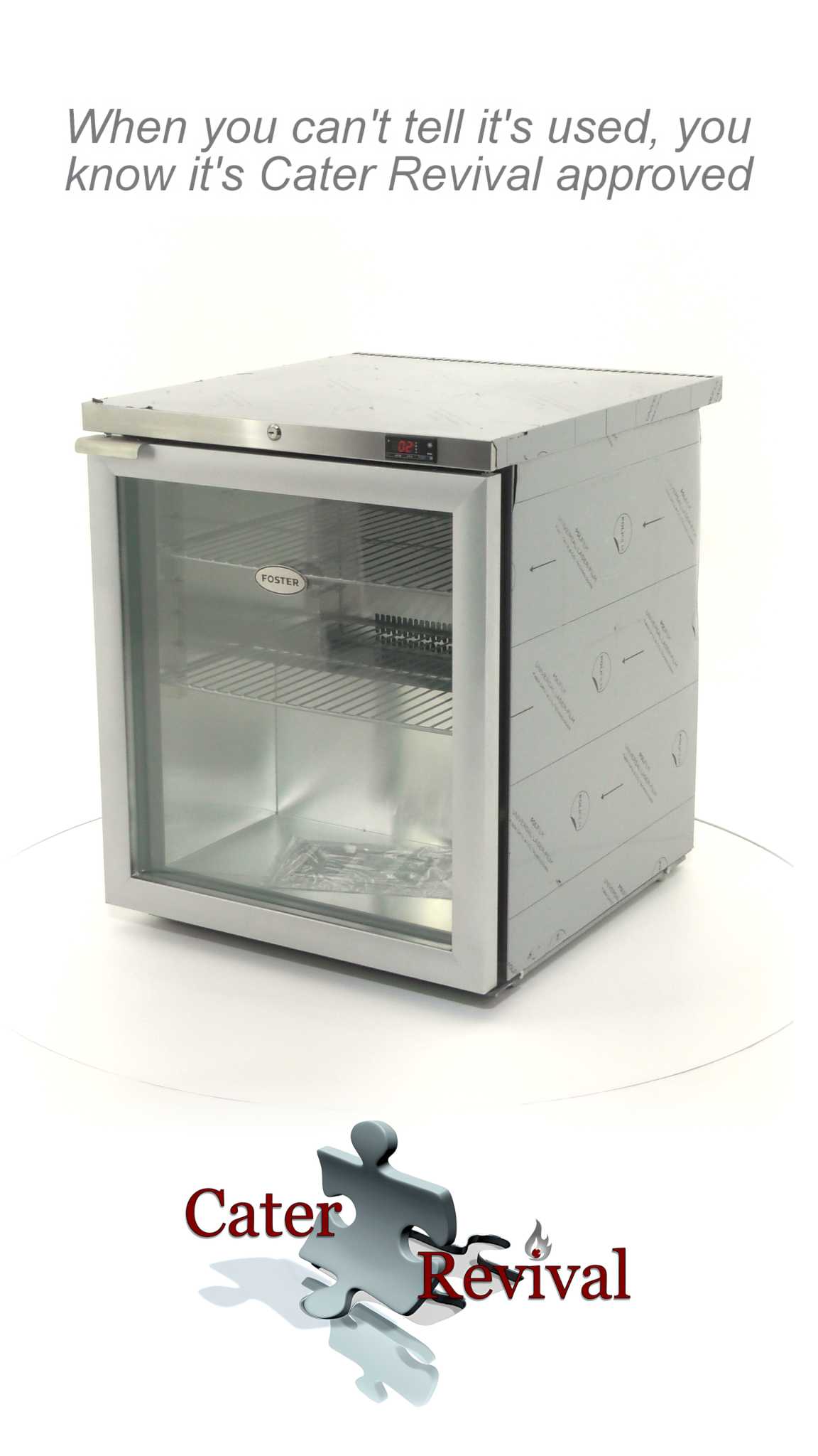 Foster HR200G Glass Door Undercounter Fridge – Cater Revival | The ...